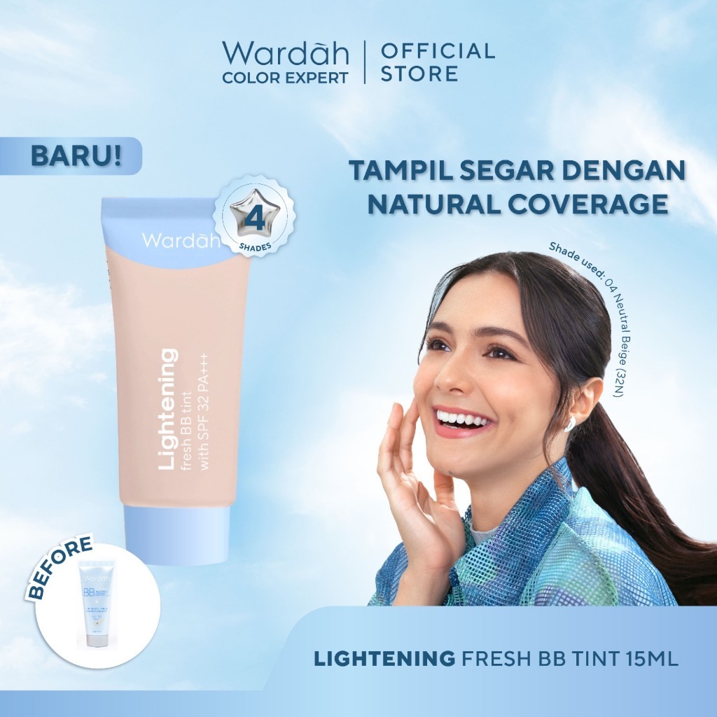 Jual WARDAH BB Tint Lightening Fresh BB Tint 15ml - Base Makeup Super ...