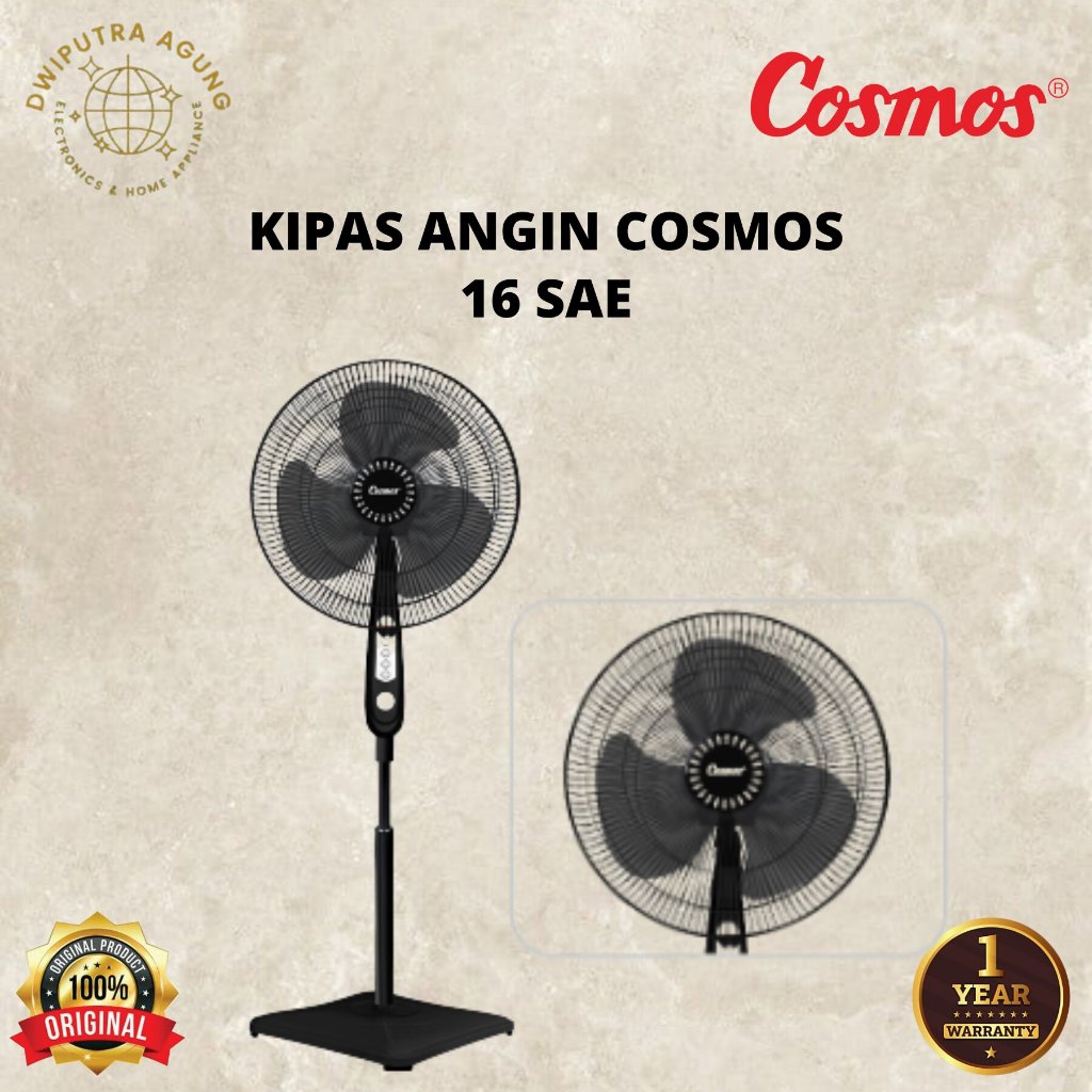 Jual KIPAS ANGIN STAND FAN COSMOS STAND FAN 16SAE / 16 SAE / 16-SAE 16 ...