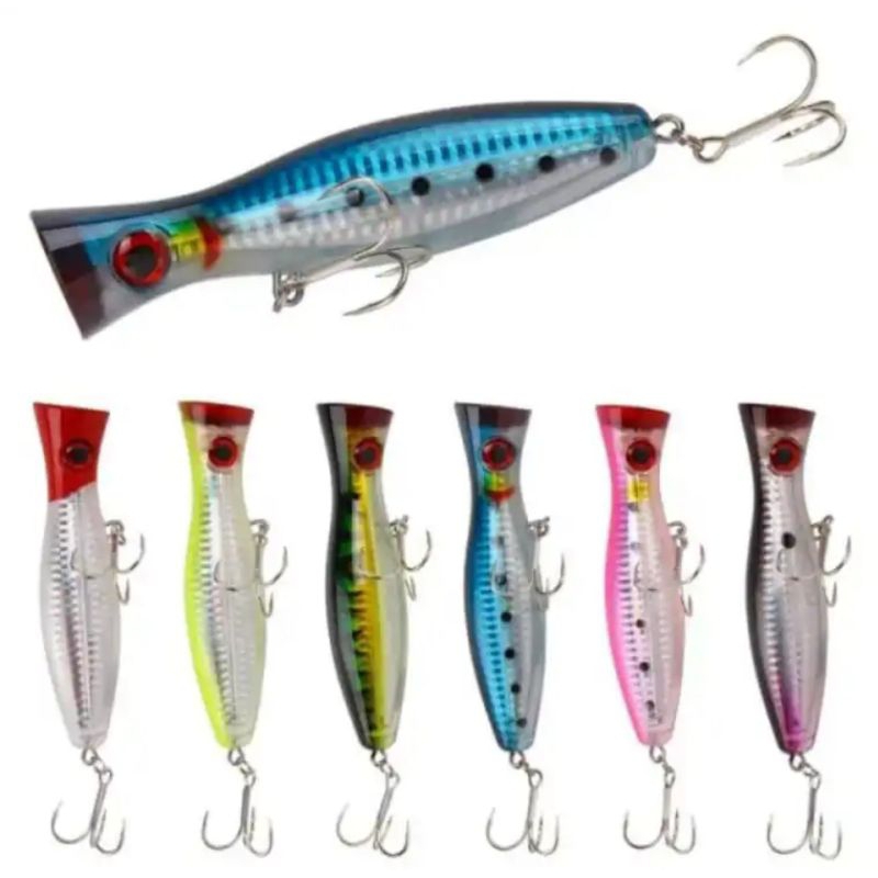 Jual ( HM1) Umpan big popper casting floating 12.5 cm / 40 gram ...