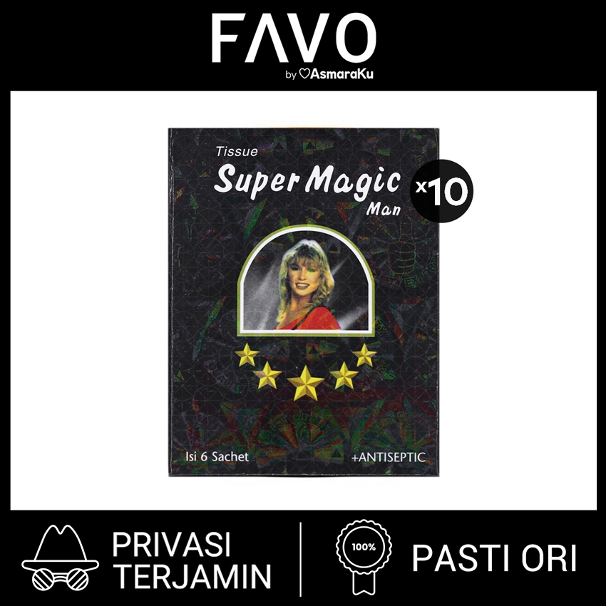Jual Tisu Magic Man Original - 10 Pack - Tissue Super Magic Tahan Lama ...