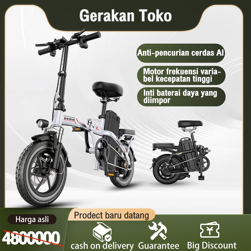 Jual Sepeda Elektrik Lipat Smart Moped Lite Edition/Sepeda listrik ...