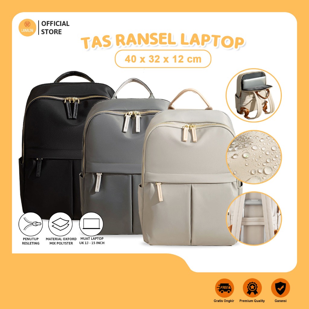 Jual Tas Laptop Bodypack Ransel Laptop Advan Workplus 360 13 14 15 16 ...