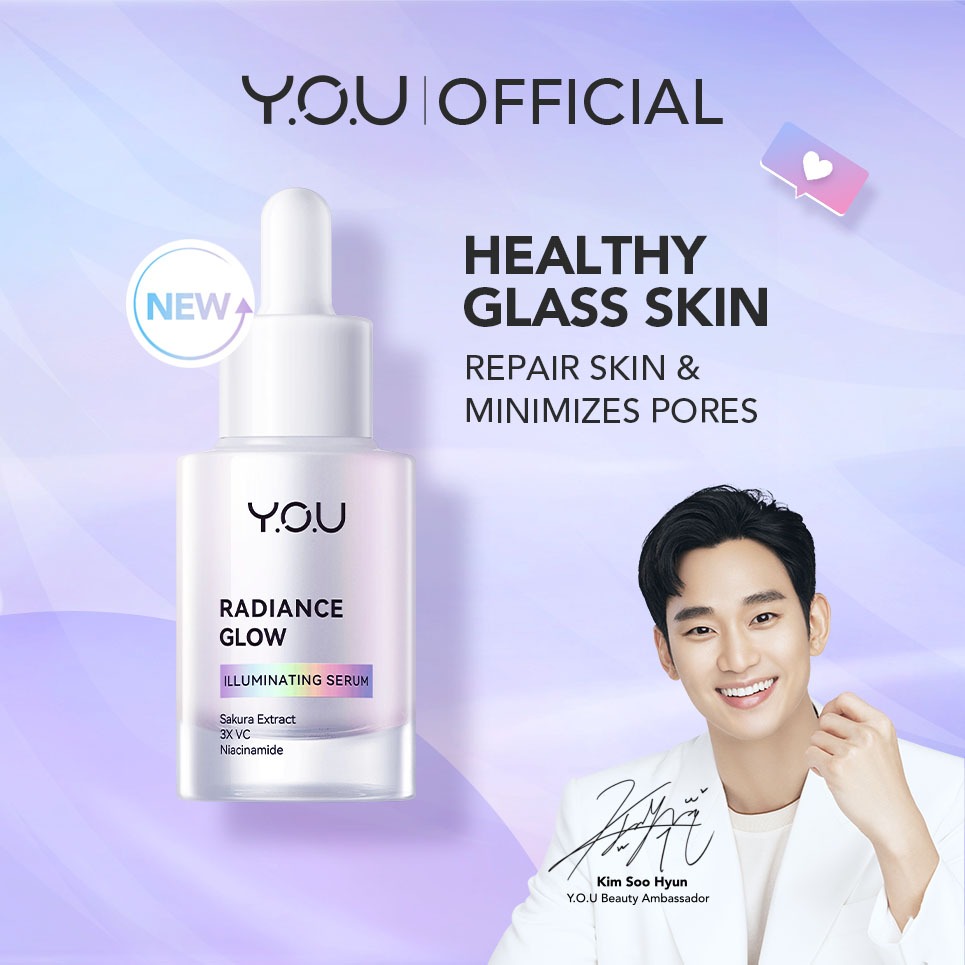 Jual YOU ( Y.O.U ) Radiance Glow Illuminating Serum 20 ml | Shopee ...