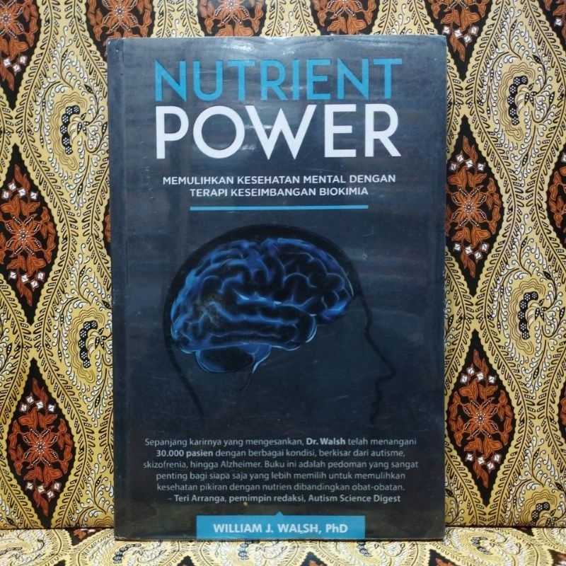 Jual Buku Nutrient Power Memulihkan Kesehatan Mental Dengan Terapi ...