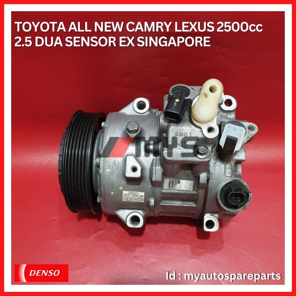 Jual KOMPRESOR AC Mobil TOYOTA All New Camry Altis Lexus 2.5 2500cc DUA ...