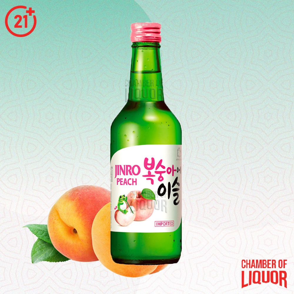 Jual JINRO Chamisul Peach Soju Korea Import 360ml | Shopee Indonesia