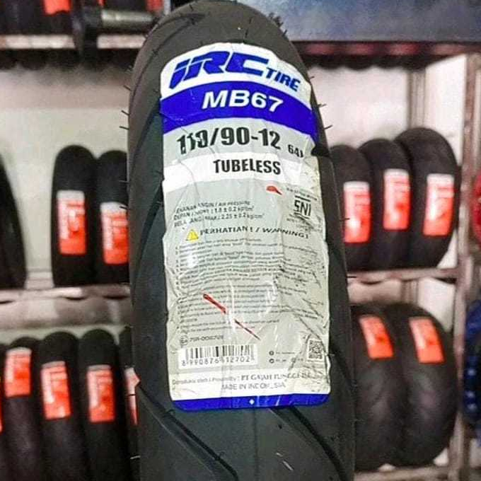 Jual IRC MB67 ukuran 110/90-12 tubeless sangat nyaman untuk dipakai | Shopee Indonesia