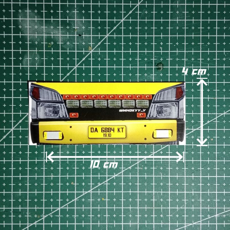 Jual Stiker lampu Depan miniatur truk kalimantan style | Shopee Indonesia