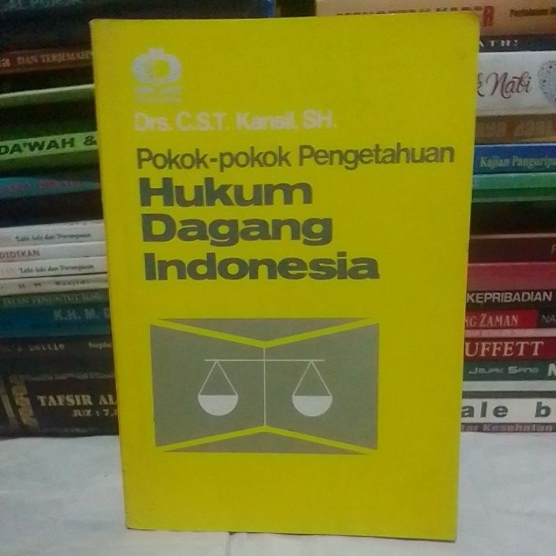 Jual pokok pokok Pengetahuan Hukum Dagang Indonesia ( Drs.C.S.T. Kansil ...