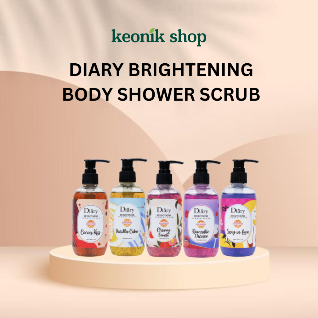 Jual Diary Brightening Body Shower Scrub 250 ml | Shopee Indonesia