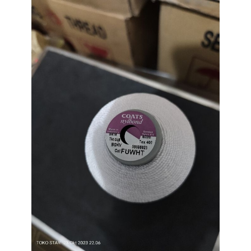 Jual Benang sol Hitam putih tk.08 ( 500m | Shopee Indonesia