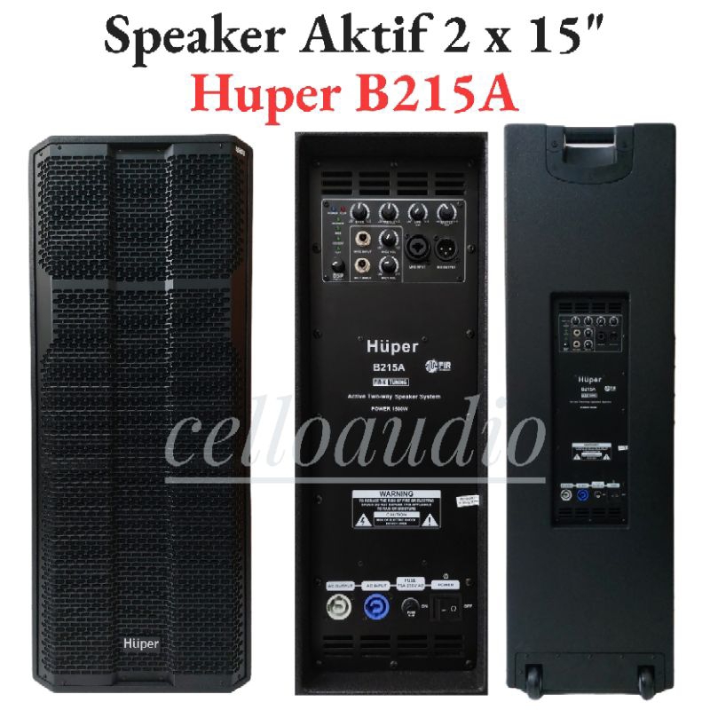 Jual Speaker Aktif 2 x 15" Huper B215A (1 Set) Double 15 Inch Active Speaker | Shopee Indonesia