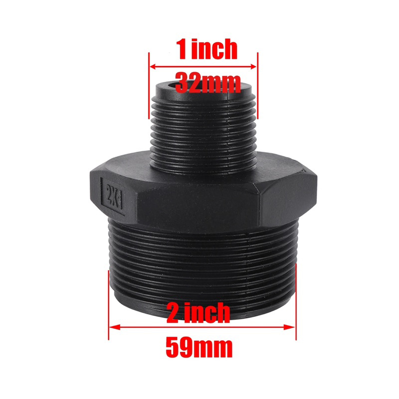 Jual Konektor Selang 1 inch ke 2 inch Water Pipe Reducer Adapter 1 Inch ...