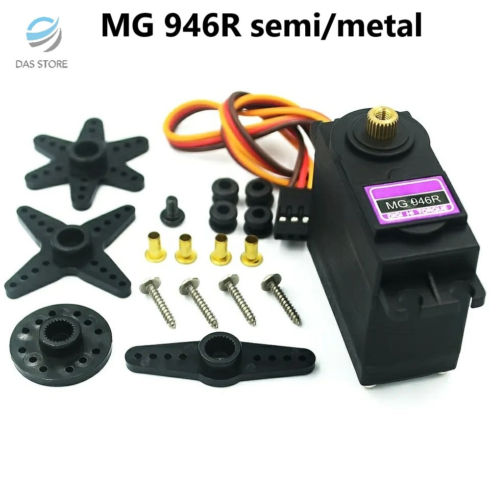 Jual MOTOR SERVO TOWER PRO MG946R MG 946R FULL METAL 180 DERAJAT ...