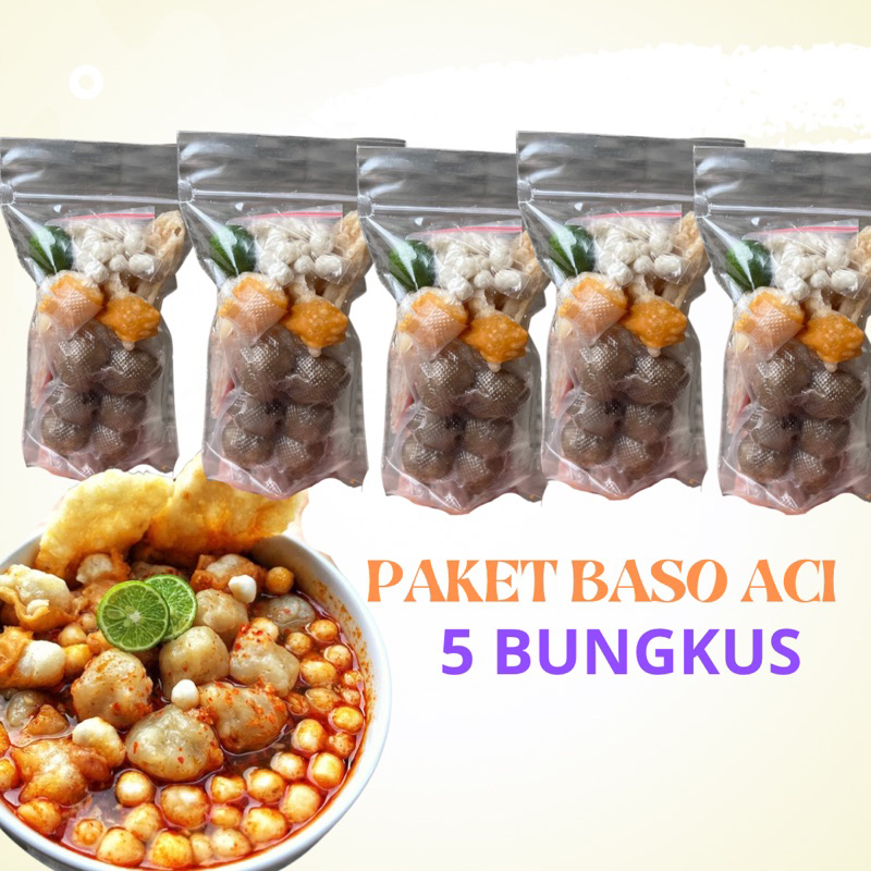 Jual PAKET BASO ACI 5 BUNGKUS VIRAL | Shopee Indonesia