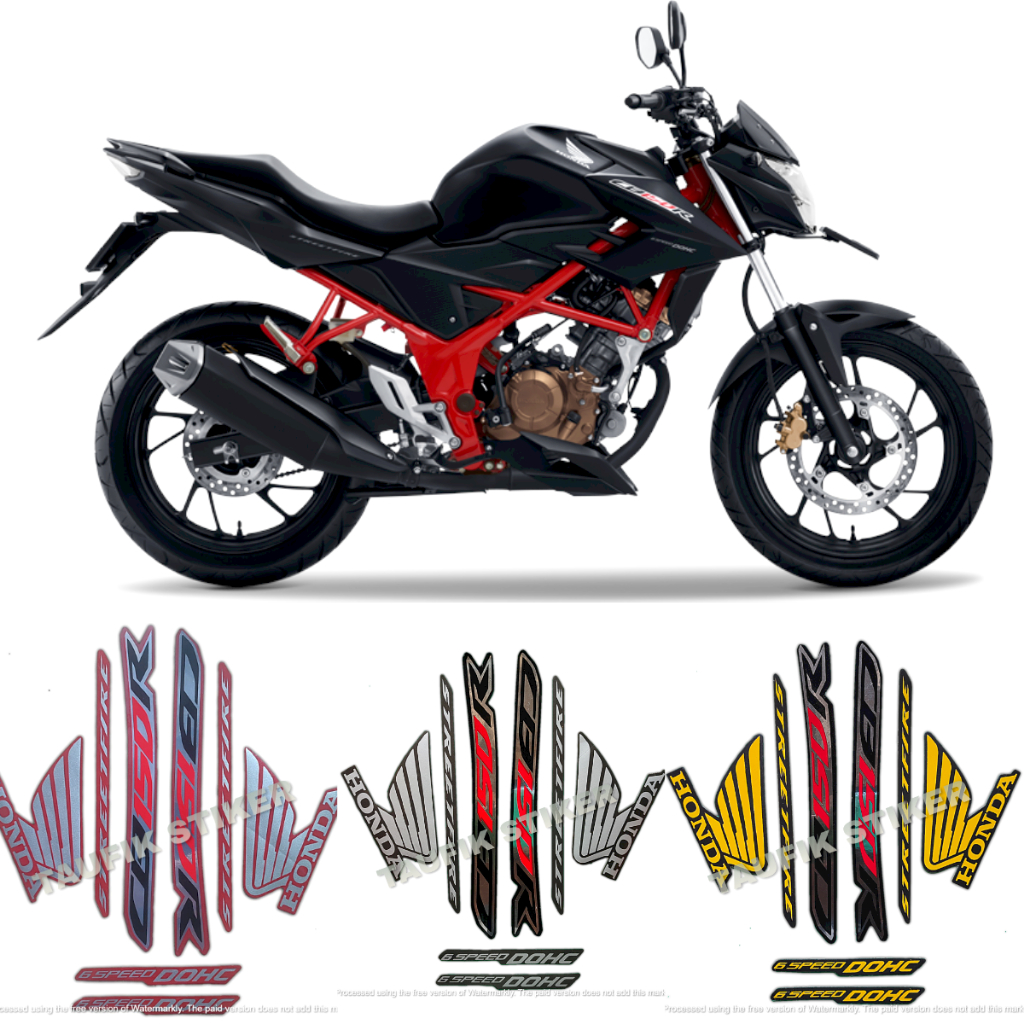 Jual STRIPING LIS BODY MOTOR HONDA CB150R 2017 SE SEPASANG STANDAR FULL ...