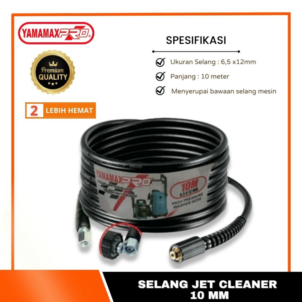 Jual Selang Jet Cleaner 10M Mesin Steam Cuci Mobil Motor 10 M Hose High ...
