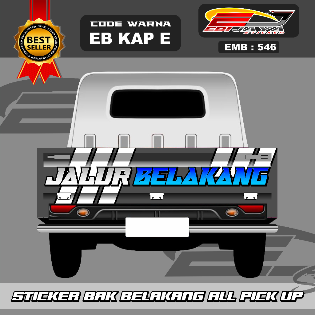 Jual STIKER DECAL BAK BELAKANG ALL PICK UP-STIKER DECAL FREE CUSTOM ...