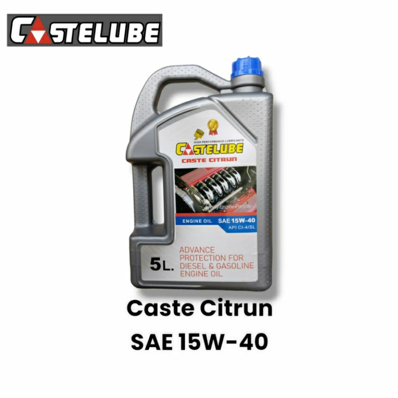 Jual Oli Castelube Citrun SAE 15W/40 isi 5 Ltr (Mobil Bensin dan diesel ...