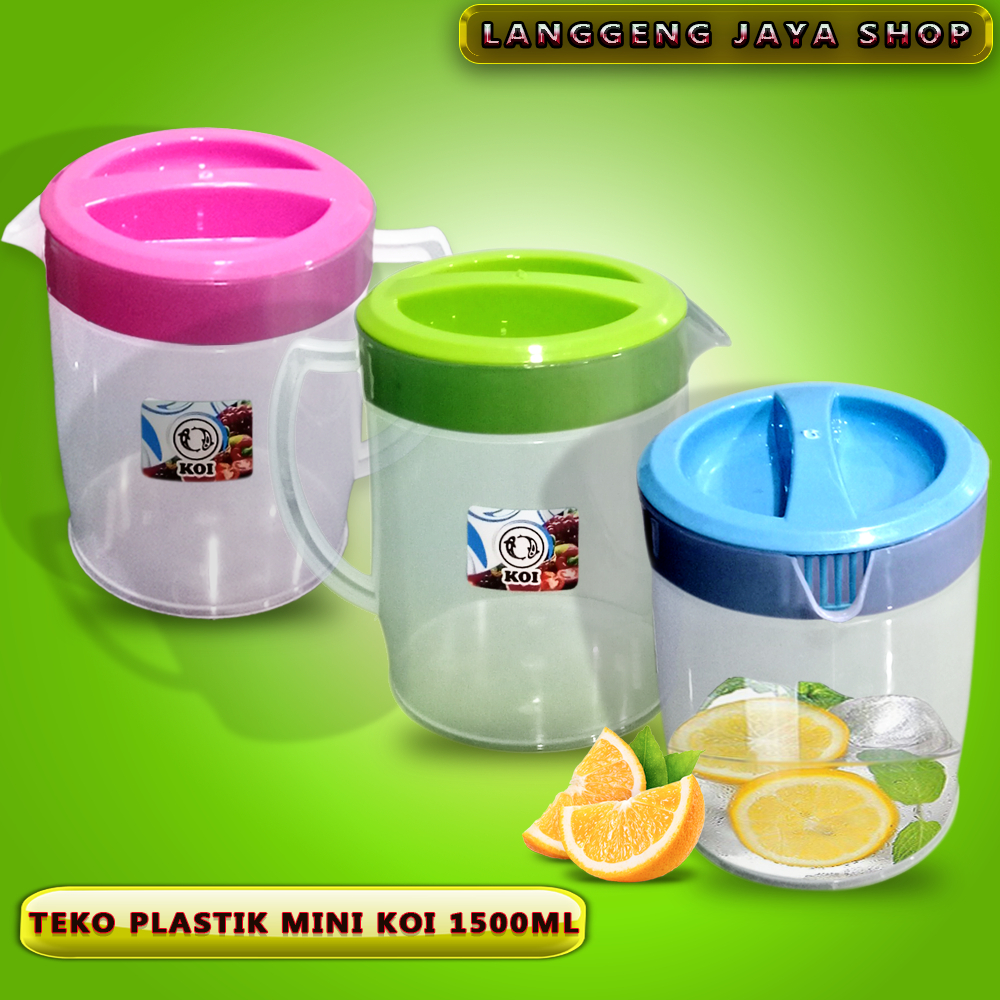 Jual Langgeng Jaya - Teko Plastik Bening / Teko Kecil / Mini Water Jug ...