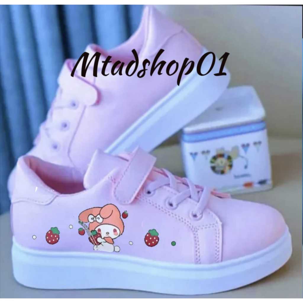 Jual Sepatu Sneakers Perempuan Anak Dan Dewsa Motif Prepet Sanrio My ...