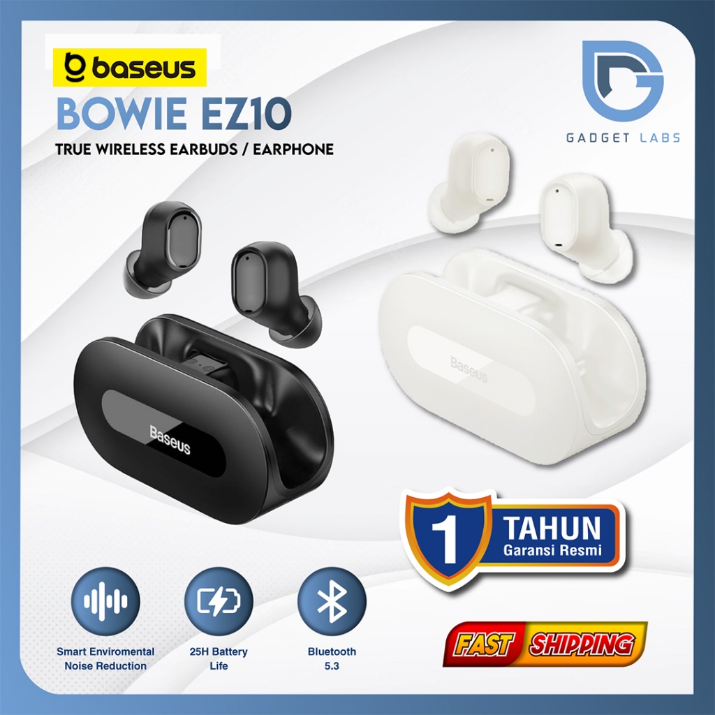 Jual Baseus Bowie EZ10 TWS True Wireless Bluetooth Earphone Earbuds ...