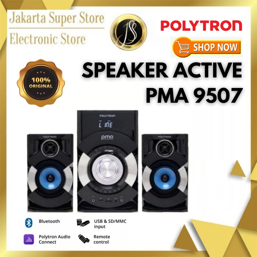 Jual POLYTRON SPEAKER BLUETOOTH PMA 9507 | Shopee Indonesia