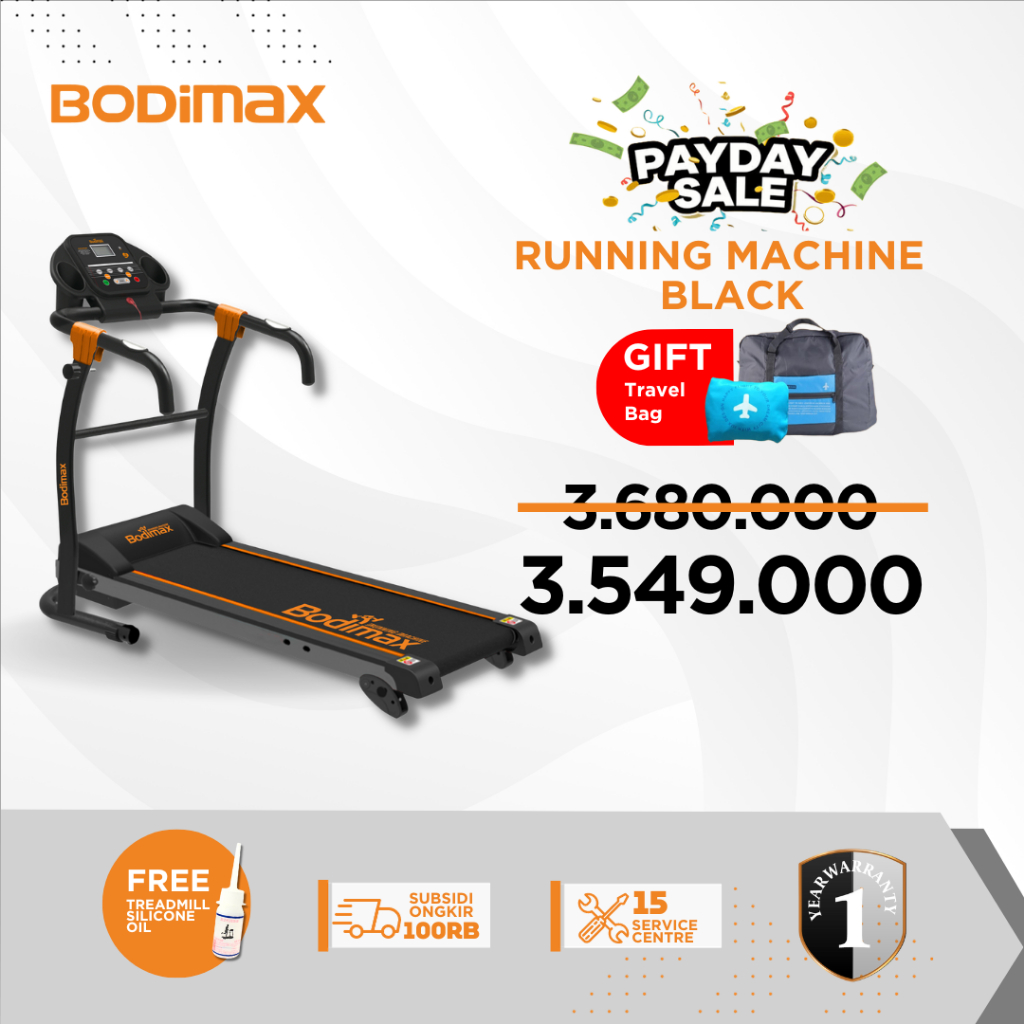 Jual Bodimax New Running Machine / Treadmill / Alat Olahraga / Fitness ...
