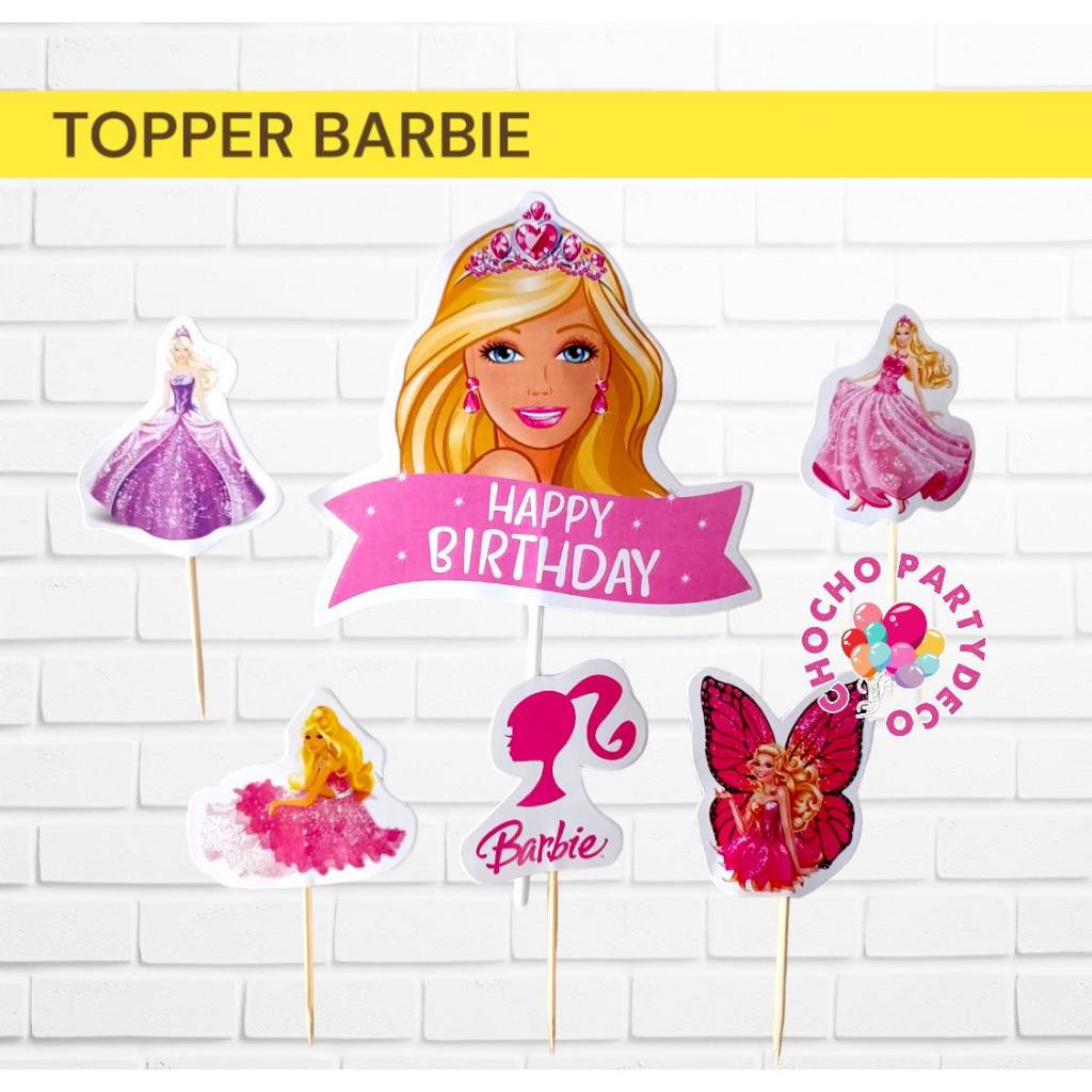 Jual Topper BARBIE / Topper Kue Barbie Ken | Shopee Indonesia