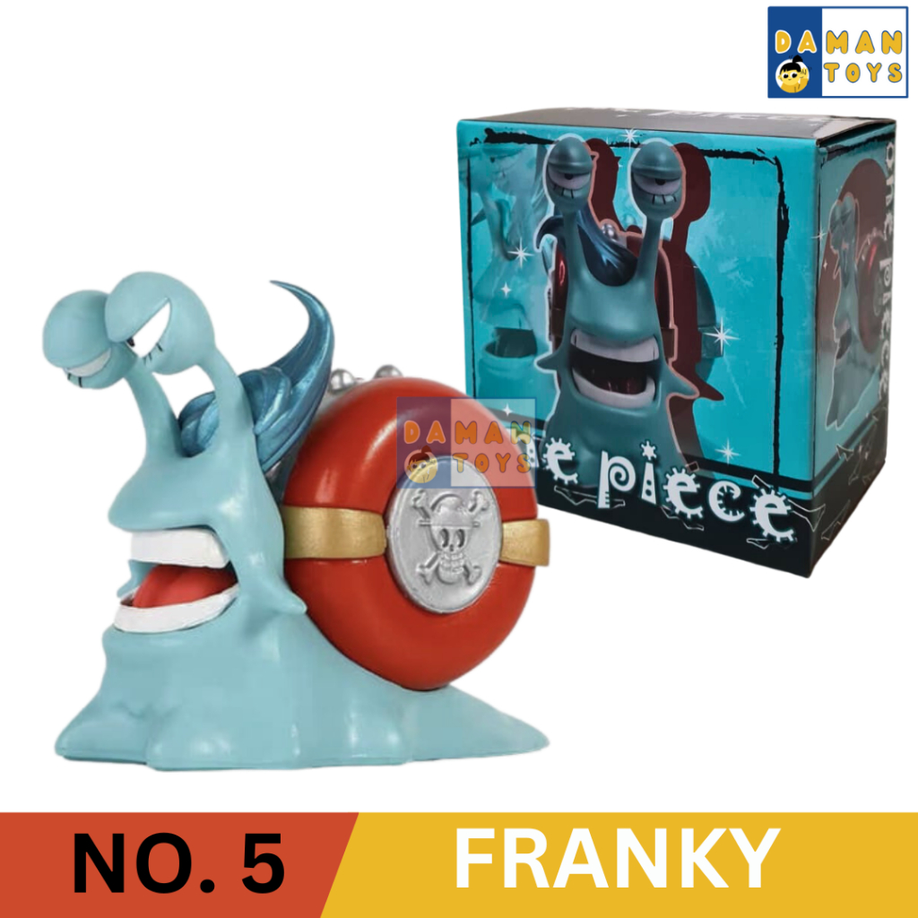 Jual One Piece Action Figure Denden Den Den Mushi Luffy Zoro Nami Snail ...