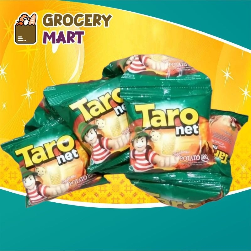 Jual ( RENCENG ) Chiki Taro Net Potato BBQ 8gr Isi 10 PCS | Shopee ...