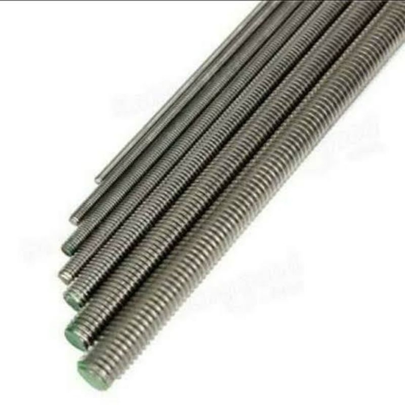Jual AS Drat Stainless M8 x 1m Thread Rod SS 304 ASDRAT Long Drat ...