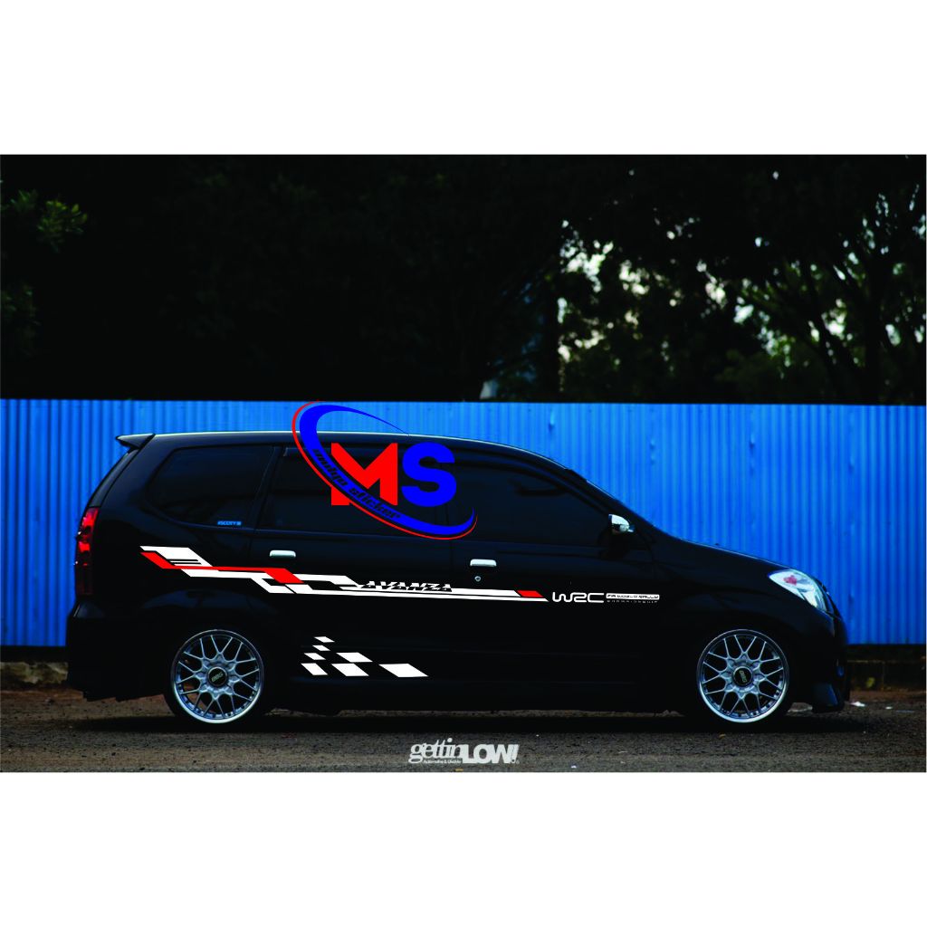 Jual sticker mobil toyota avanza stiker mobil xenia avanza sticker ...