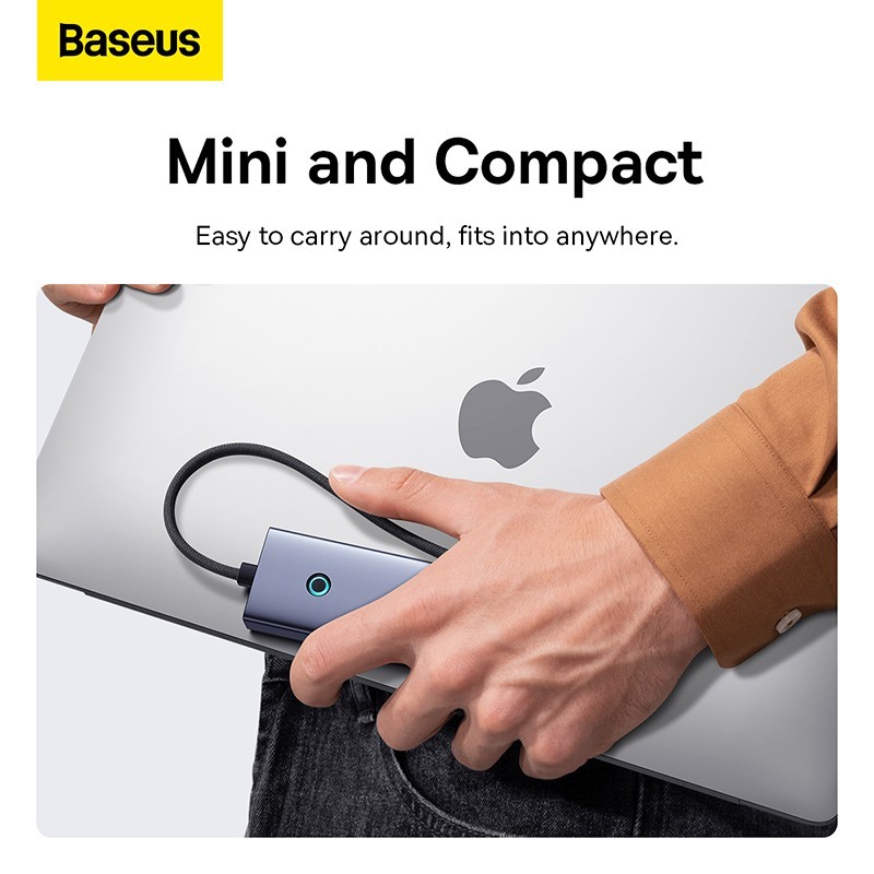 Jual BASEUS HUB Docking Station USB3.0 HDMIU PD UltraJoy Series 6-Port ...