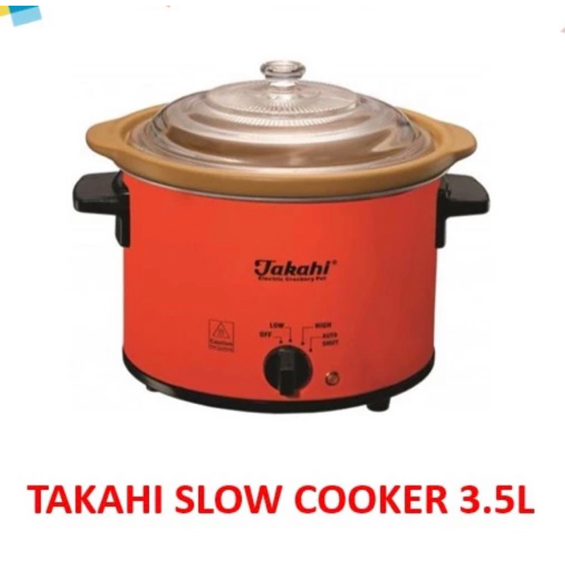 Jual Takahi Slow Cooker Crockery Pot (Premium Series) 3.5 Liter | Shopee Indonesia
