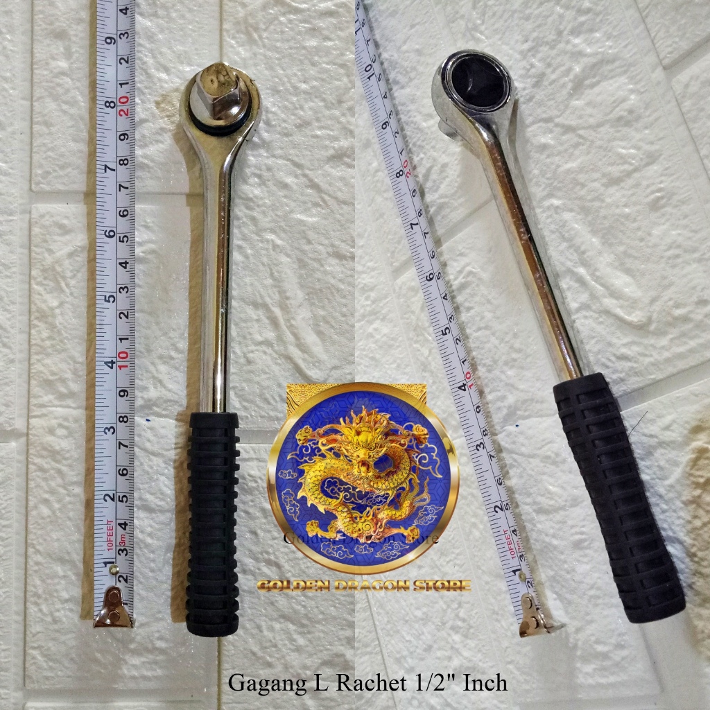 Jual Stang Gagang L Sok Rachet / L Shock Socket 1/2" Inch Rachet ...