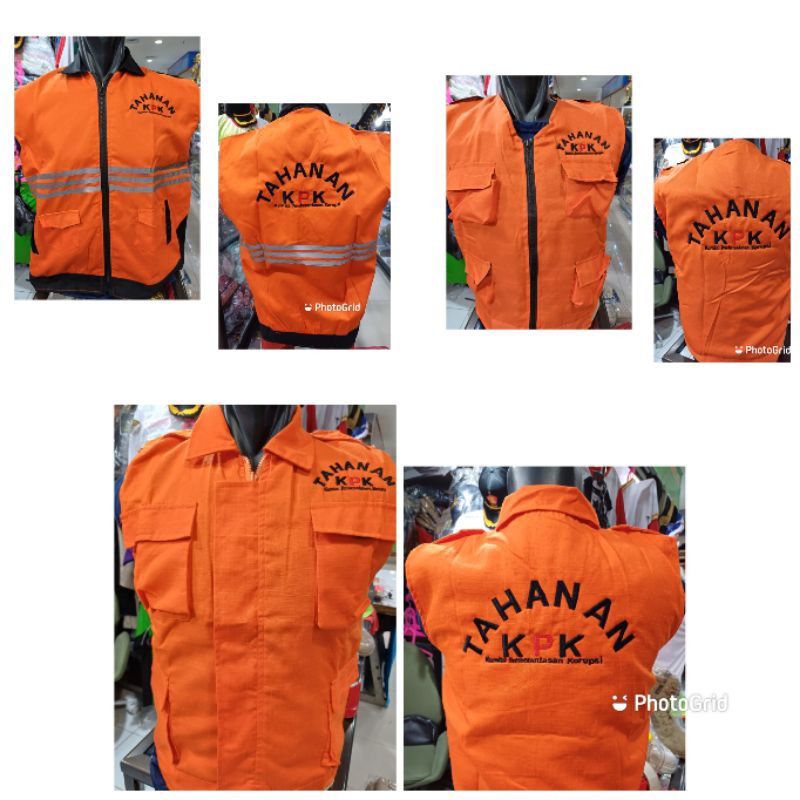 Jual Rompi kpk #rompi garuda#rompi tahanan#rompi halloween | Shopee ...