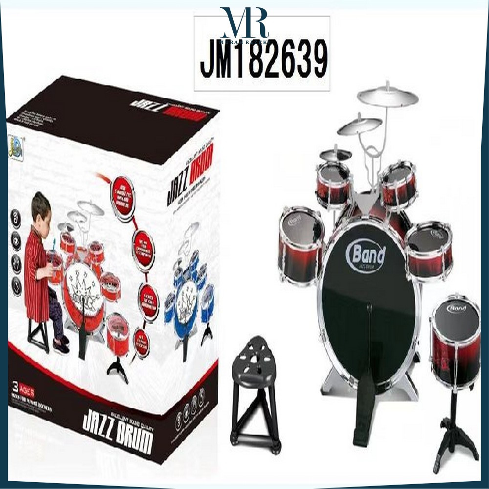 Jual Mainan Edukasi Alat Musik Jazz Drum Band Set Anak / Pretend Play ...