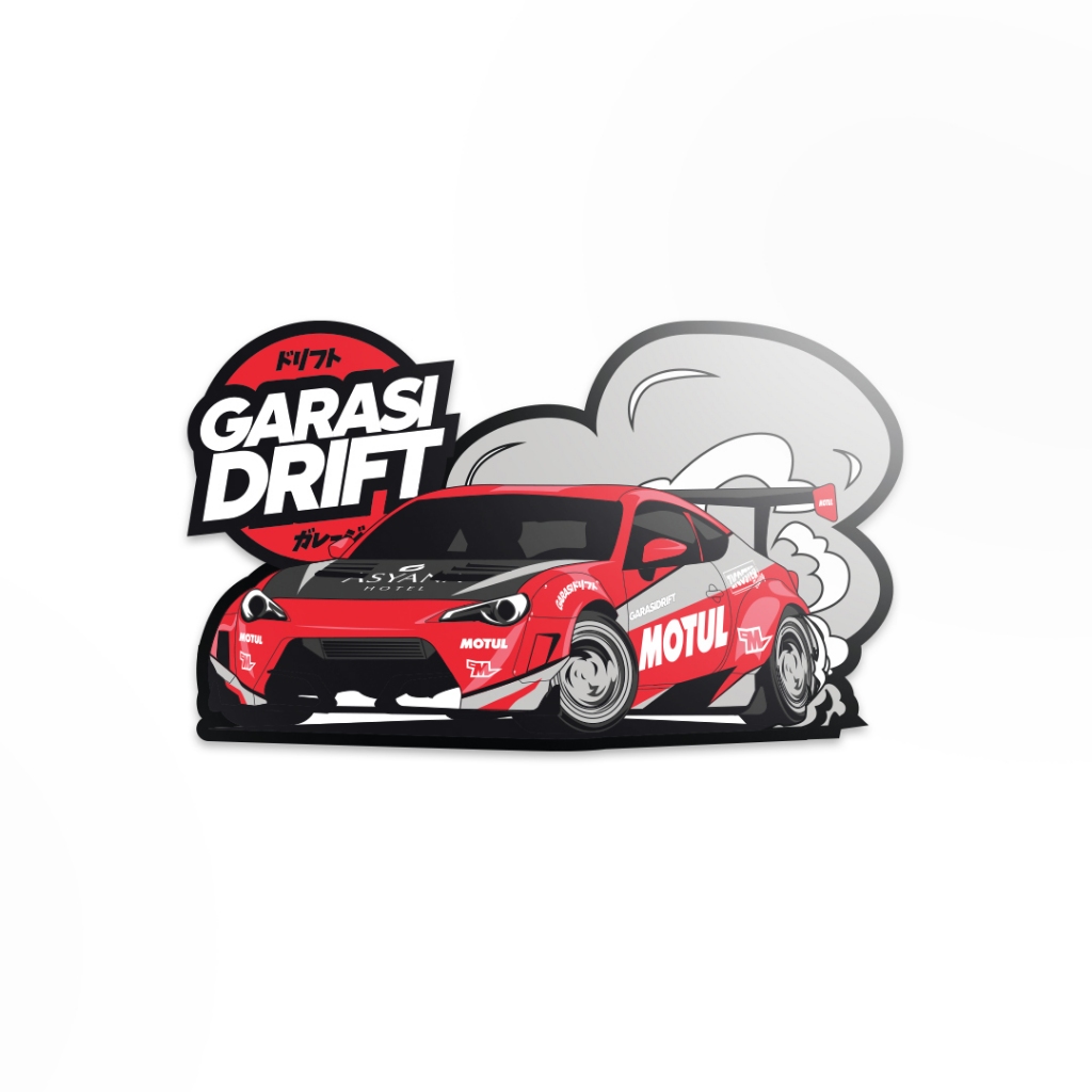Jual Garasi Drift Stickers | Garasi Drift Merchandise | Shopee Indonesia