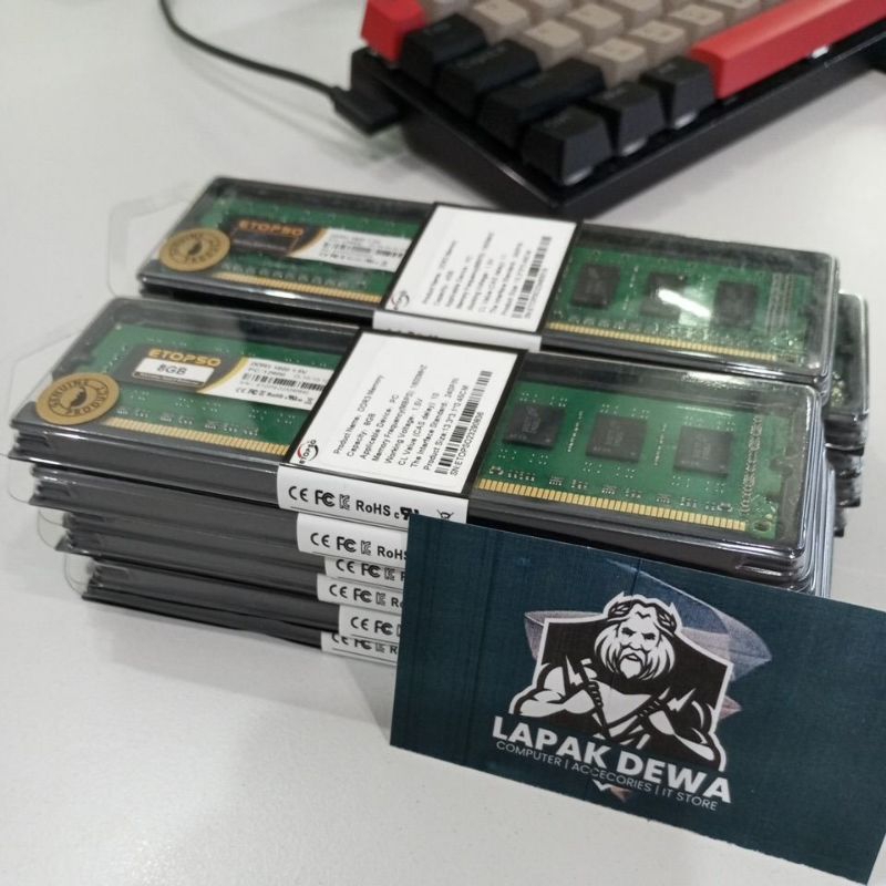 Jual RAM PC DDR3 ETOPSO 8GB 4GB PC3 12800/1600 MHZ MEMORY KOMPUTER ...