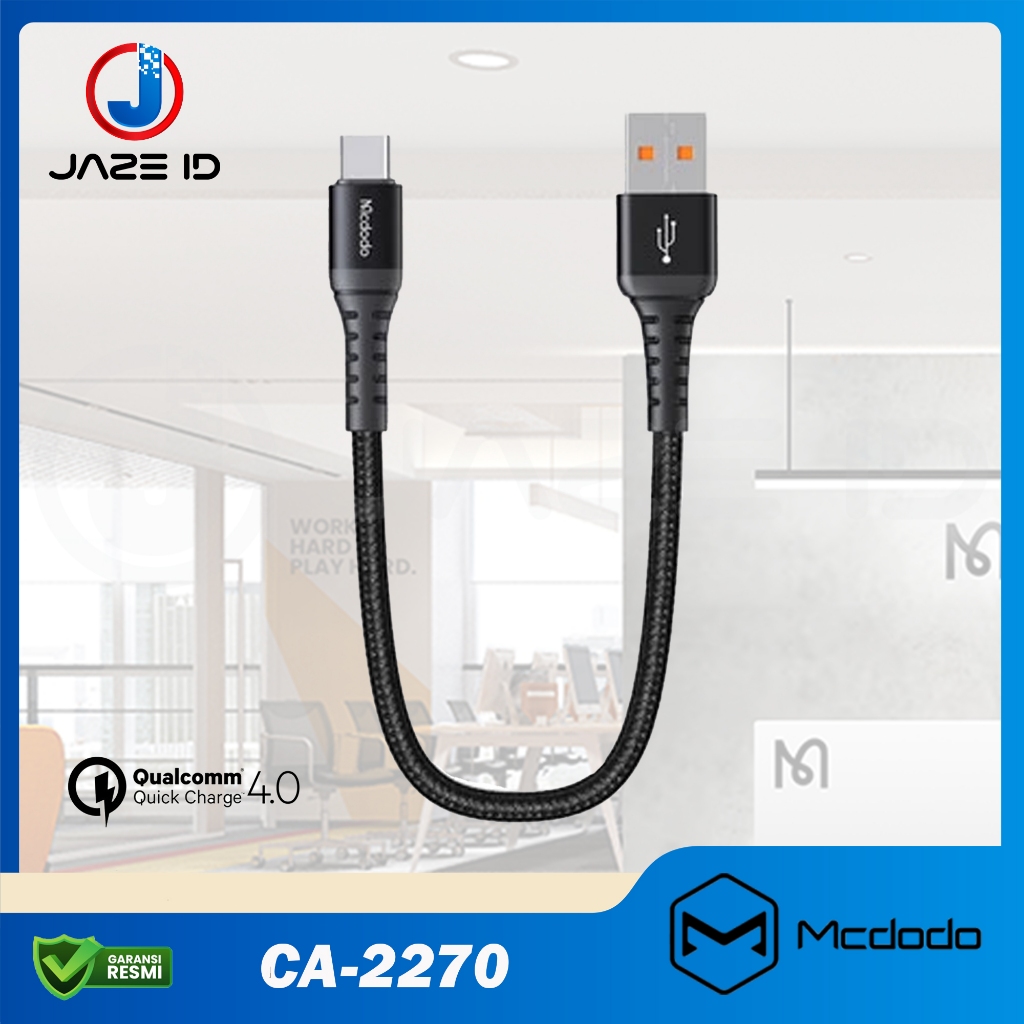 Jual MCDODO CA-2270 Cable Power Bank Type C Quick Charge 4.0 3A Kabel ...
