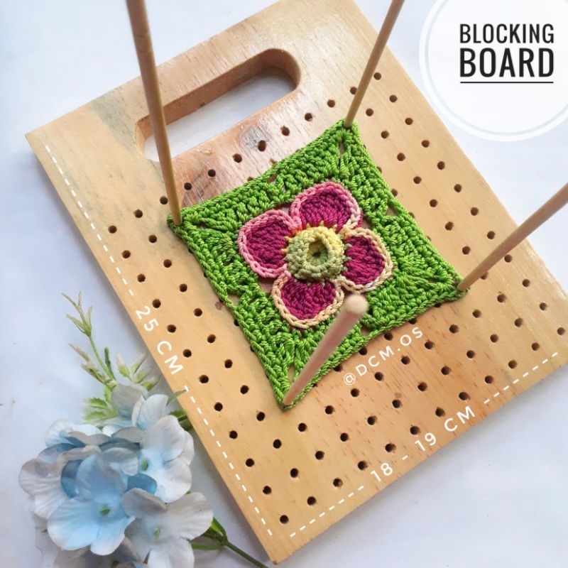 Jual READY!! MURAH!! PINUS MINI (18-19 x 25CM) PAPAN BLOCKING RAJUTAN ...