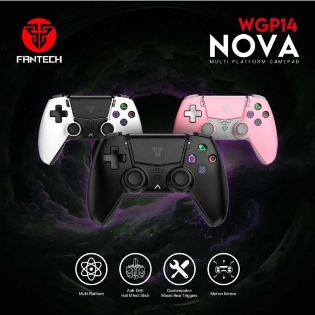 Jual Fantech WGP14 Nova Wireless Gamepad With Hall Effect For PS ...