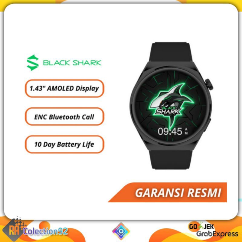 Jual BLACK SHARK S1 SMART WATCH AMOLED DISPLAY ENC BLUETOOTH CALL ...