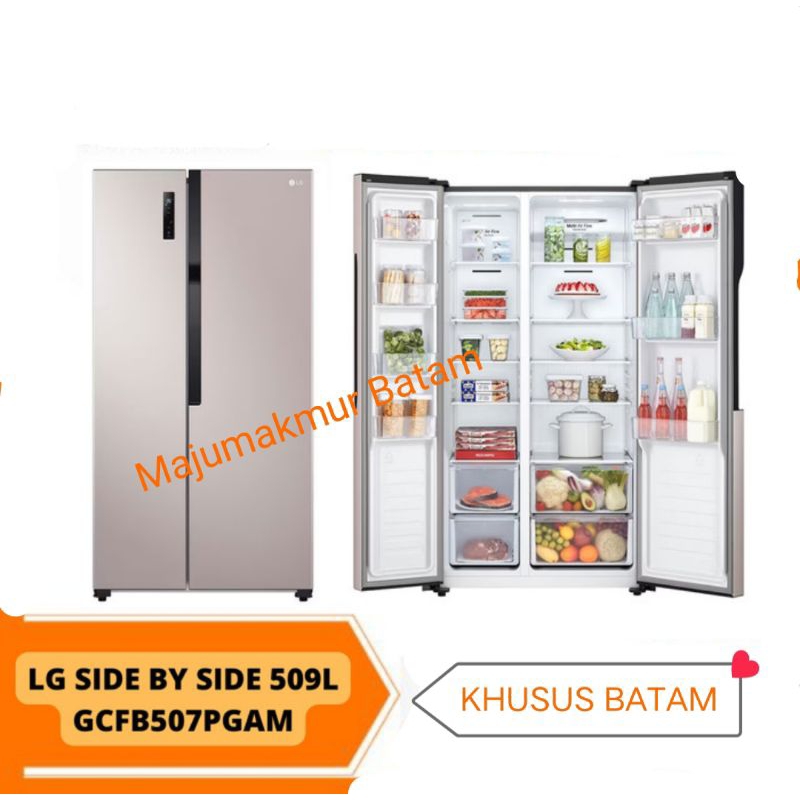 Jual KULKAS LG PINTU SIDE BY SIDE 509L SMART INVERTER GC-FB507PGAM NEW GARANSI RESMI | Shopee ...