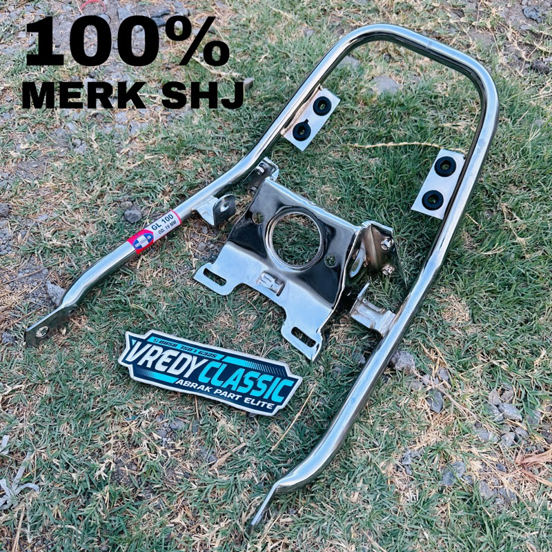 Jual behel GL100 begel GL100 merk SHJ tebal set dudukan stoplamp ...
