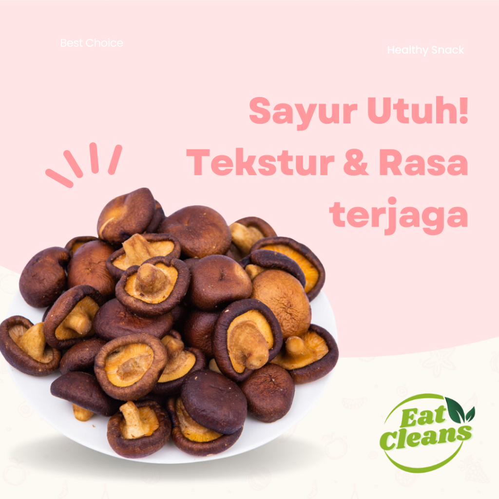 Jual Snack Jamur Champignon Krispi Vakum Frying Mushrooms Cemilan Sehat ...