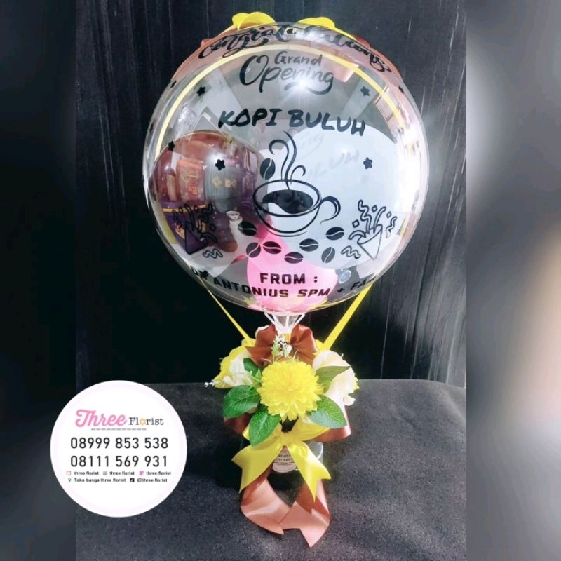 Jual box bunga balon / bloom box bunga balon / hadiah ucapan grand ...