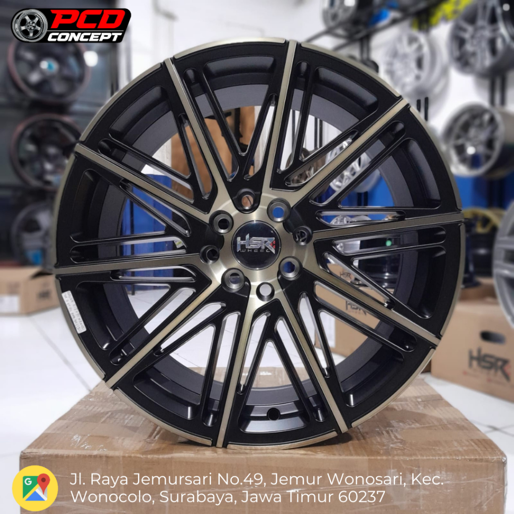 Jual Velg mobil terlaris ring 17 hsr balige lebar 7,5 inchi lubang 4x100-114,3 offset 45 bmf/brz ...