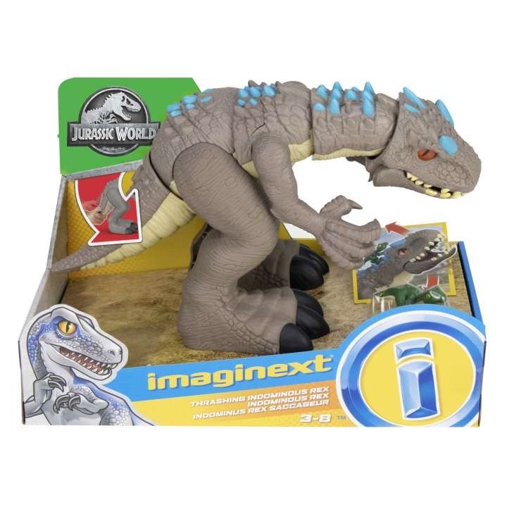 Jual Imaginext Jurassic World Indominus Rex Dinosaur Toy Thrashing ...